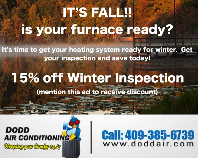Promotions | Dodd Air Conditioning | HVAC Services | Heating and AC